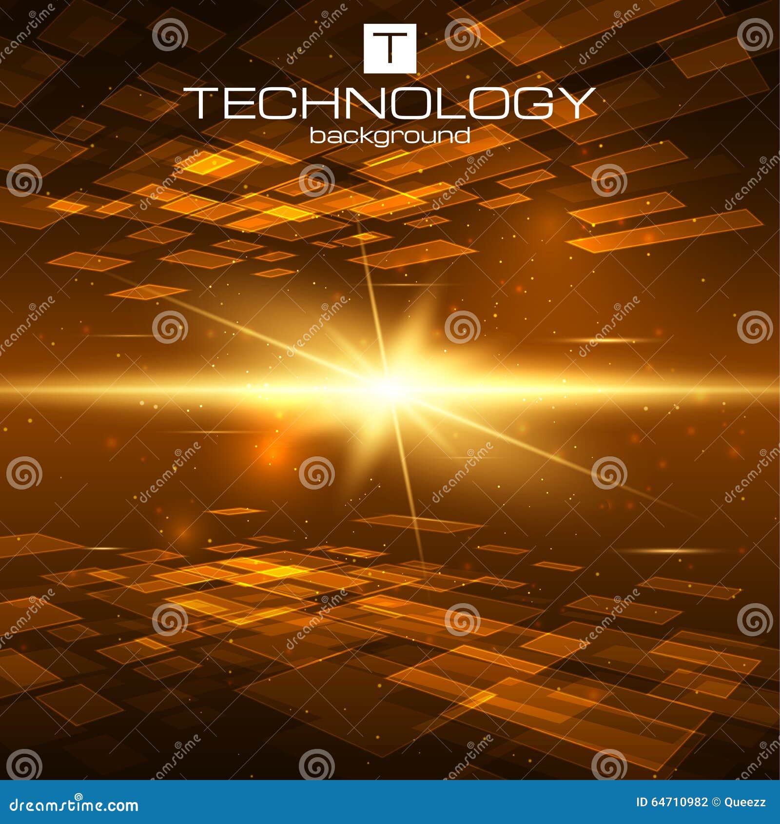 Futuristic Digital Background. Stock Vector - Illustration of line ...