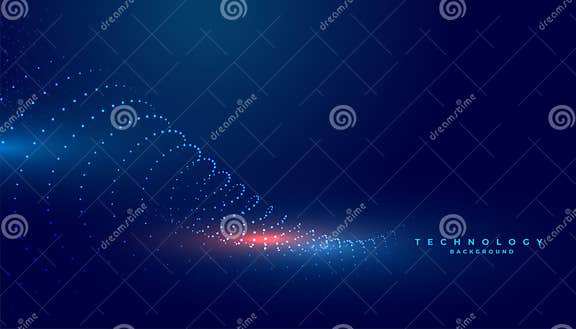 Futuristic Digital Dotted Mesh Tech Wallpaper Design Stock Illustration - Illustration of ...