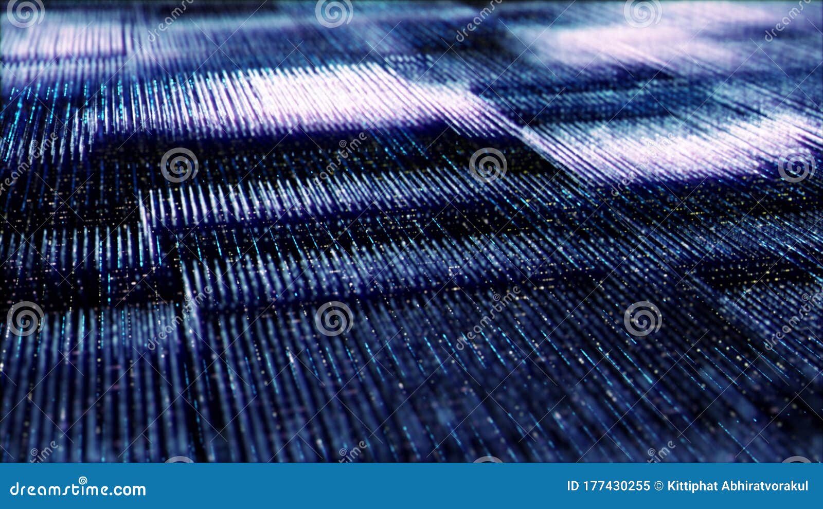 Futuristic Matrix Grid Particles in Cyber Space Background Stock ...