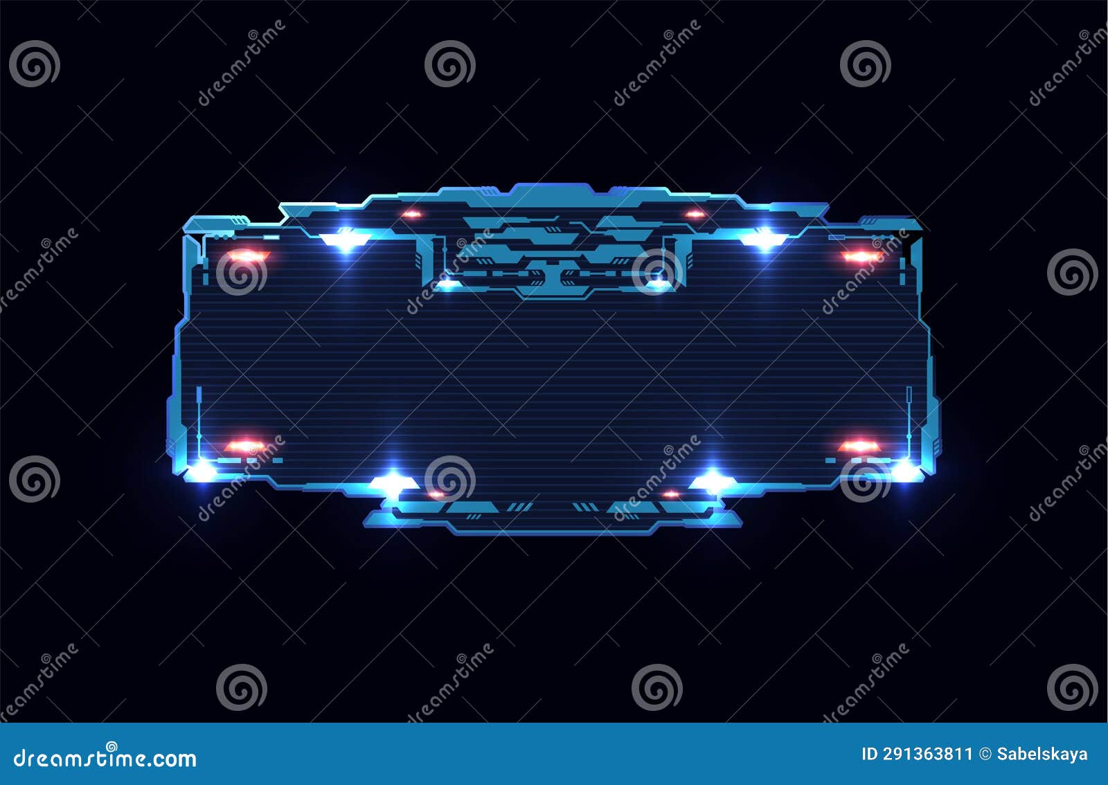 Rectangular High Tech Button Stock Illustrations – 10 Rectangular High ...