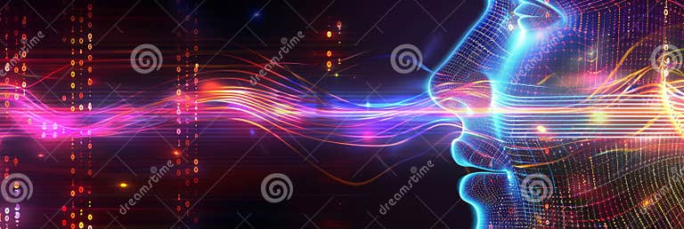 Futuristic Digital Human Interface Visualization a Captivating Digital ...