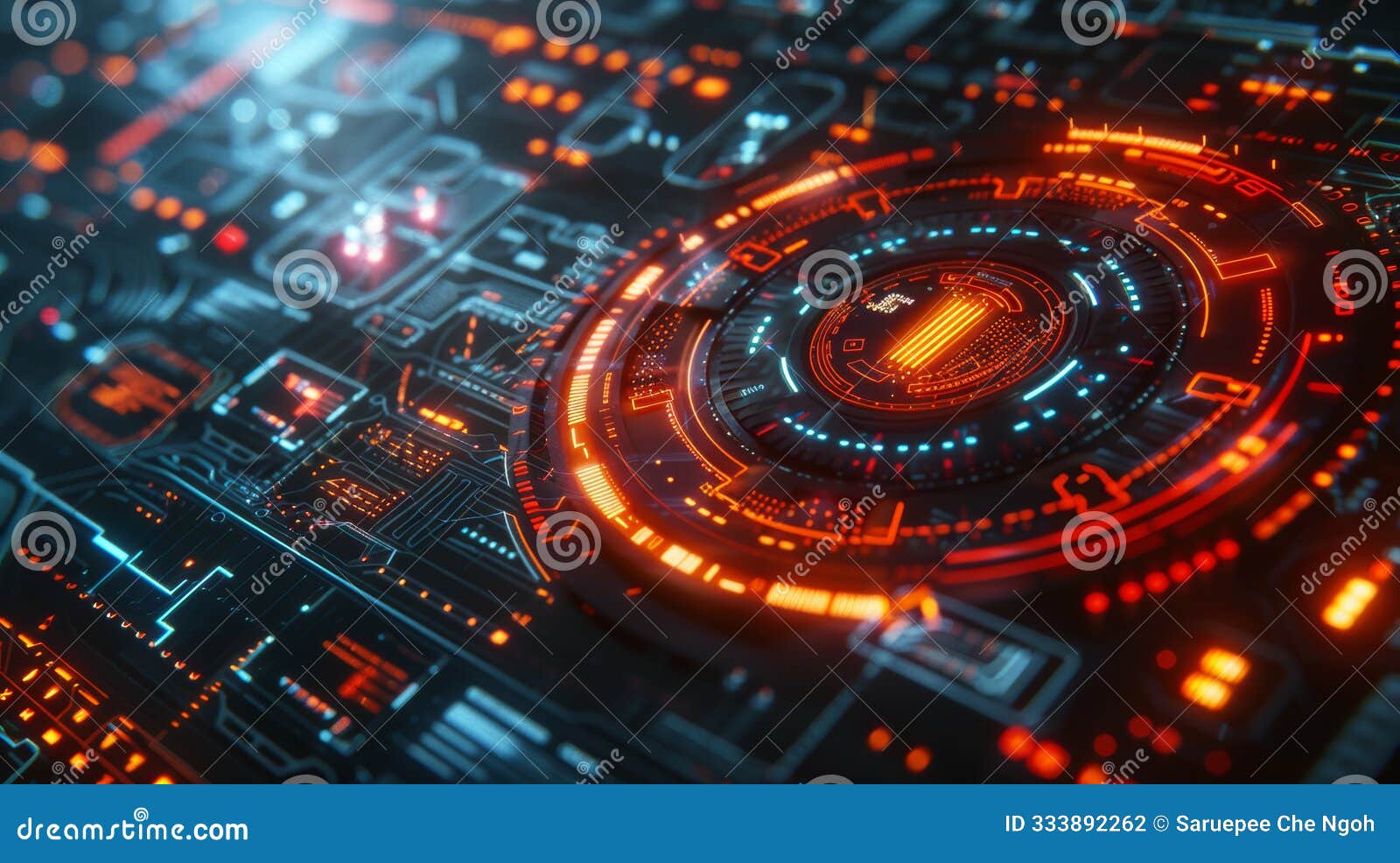 Futuristic Digital Interface for Risk Mitigation and Cybersecurity with ...