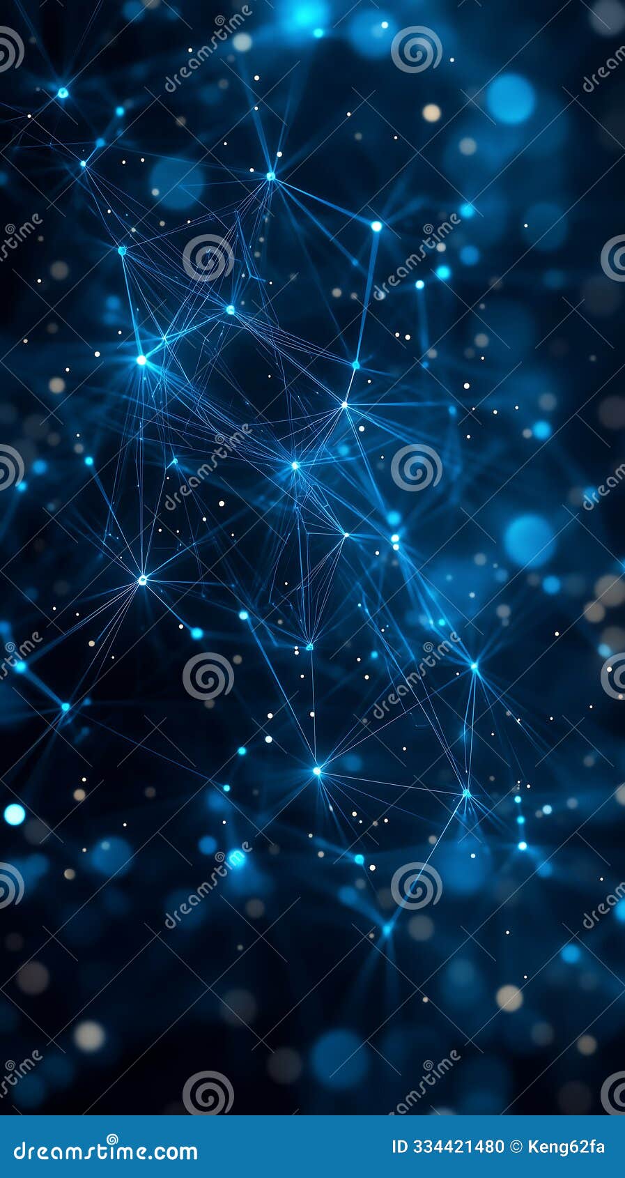 Futuristic Digital Network With Glowing Blue Interconnected Nodes ... Futuristic Digital Network With Glowing Blue Interconnected Nodes ...