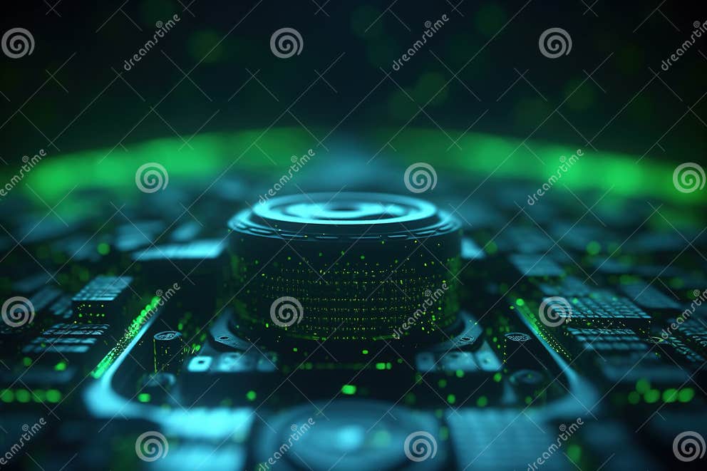 Futuristic Digital Technology Background. Display Background Stock ...