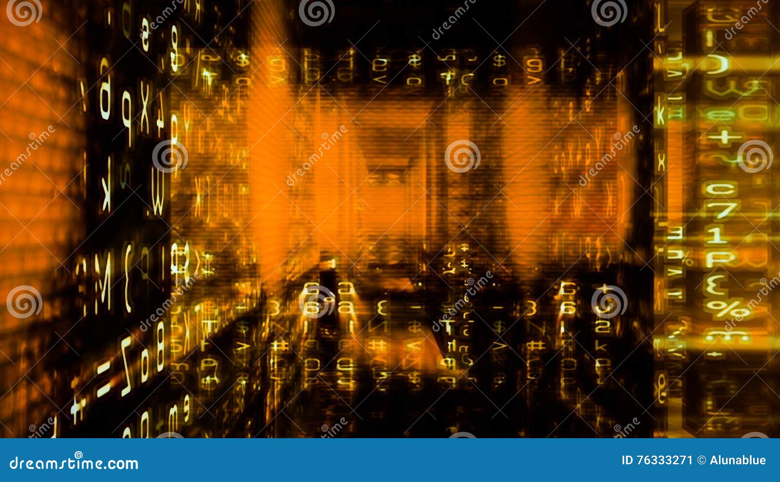 Futuristic Digital Data Binary Code Background And Cloud Computing Icon Technology, Concept Of ...