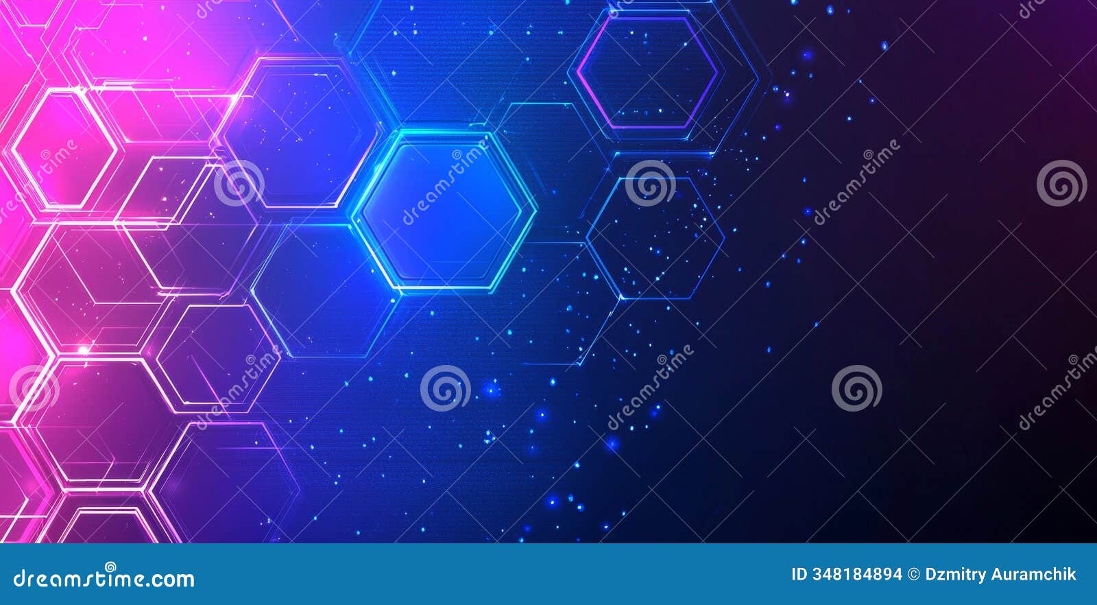 A Futuristic Digital Technology Stage with a Glowing Blue Pedestal ...