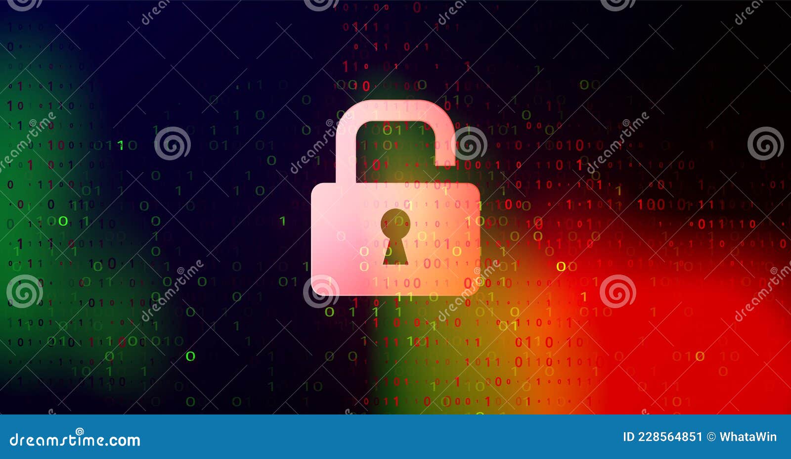 Futuristic Digital Technology Vector Background. Cyber Attack ...