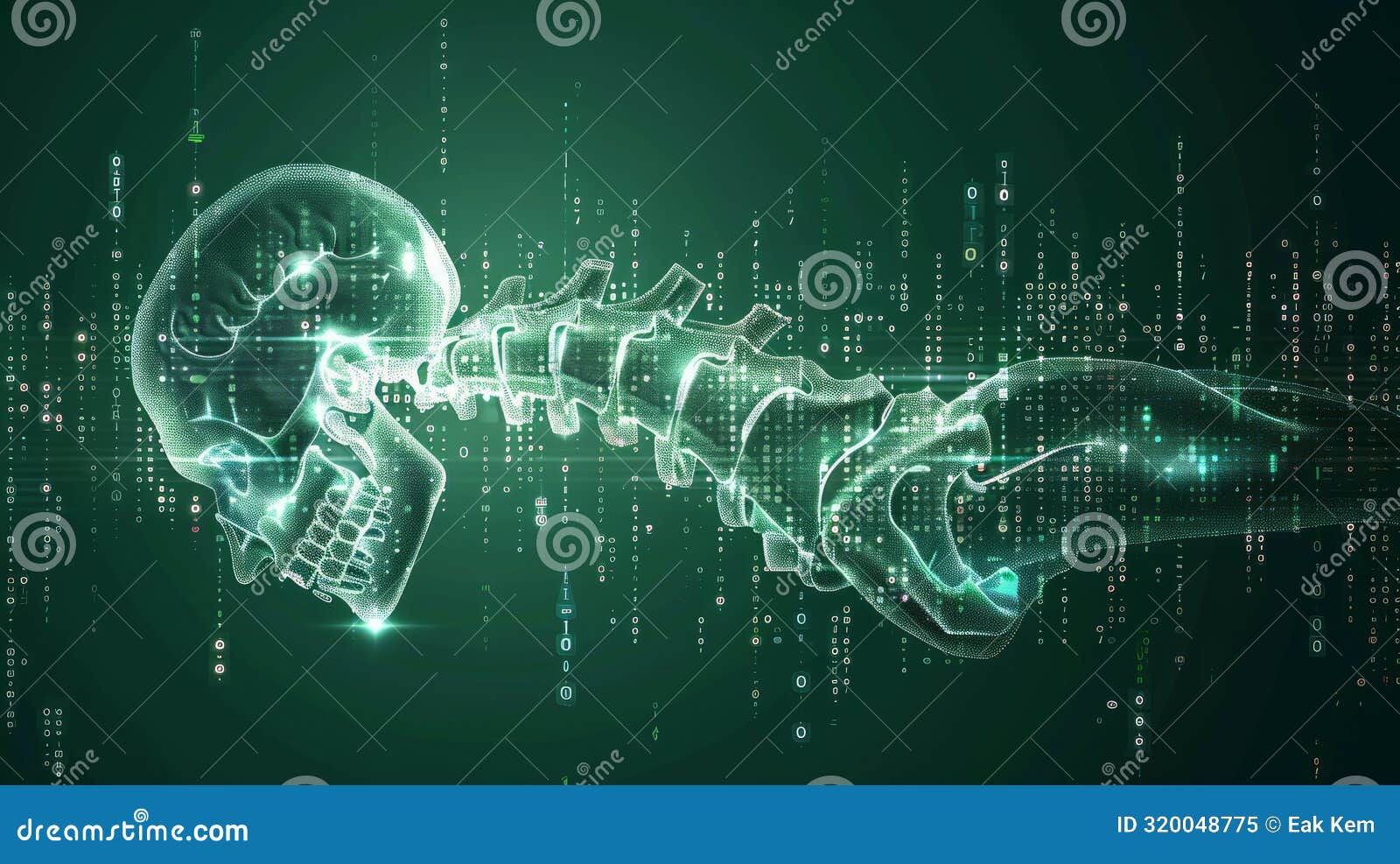 Futuristic Digital Transformation of Human Anatomy Featuring ...
