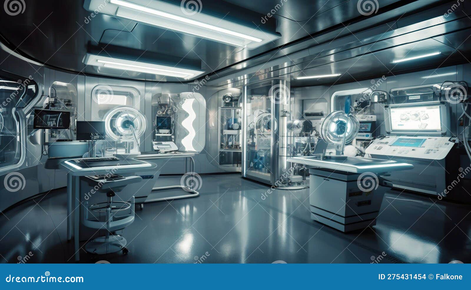 A Futuristic DNA Testing Facility with Advanced Technology and Cutting ...