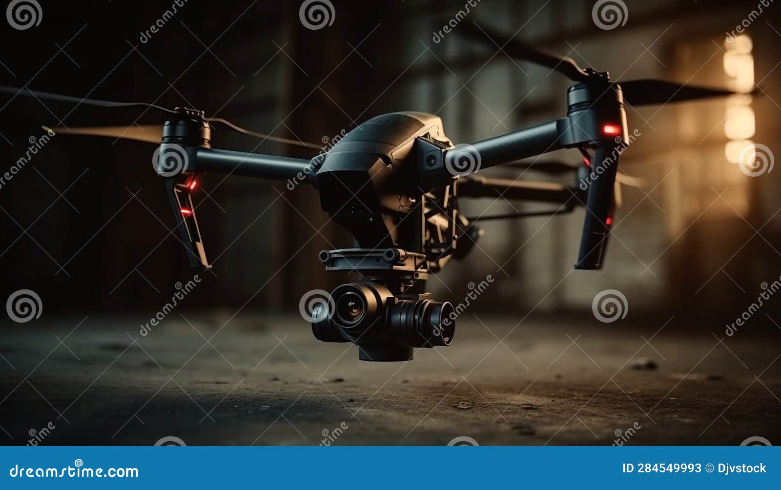 Futuristic Drone Equipped with Camera and Wireless Technology for ...