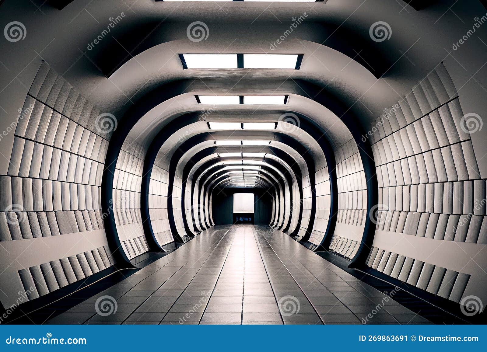A Futuristic and Dynamic Ai Generated Illustration of an Underground ...