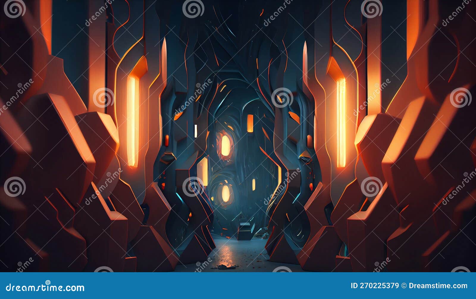 Futuristic Dynamic Depths Abstract Background, Generative AI ...