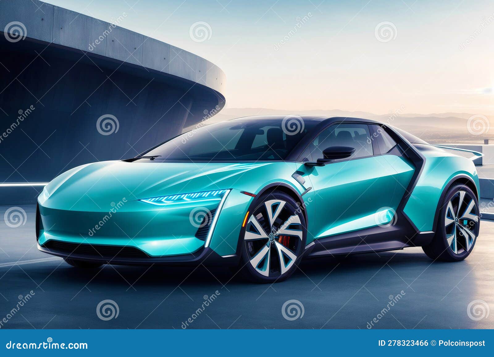 The Futuristic Electric Car Revolutionizes the Road. Future Unleashed ...