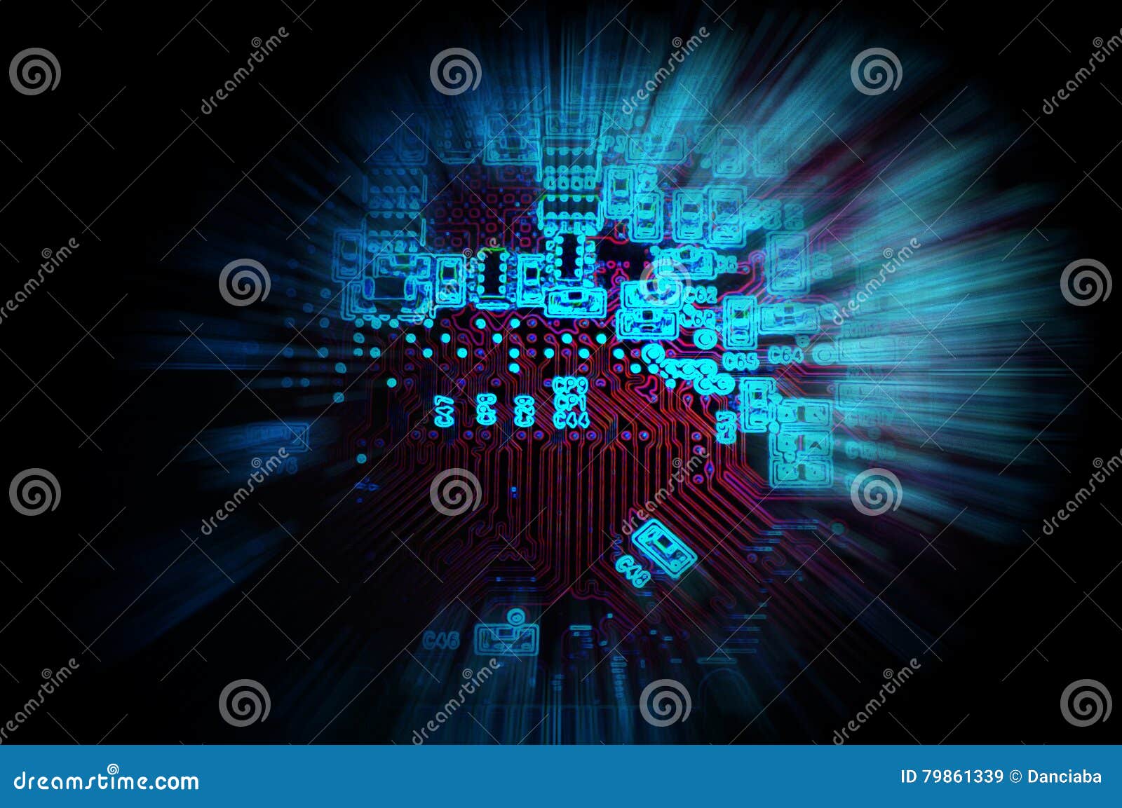 Futuristic Electronic Circuit Board Stock Image - Image of close ... Futuristic Electronic Circuit Board Stock Image - Image of close ...