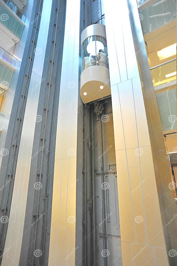 Futuristic elevator stock image. Image of people, modern - 20800137