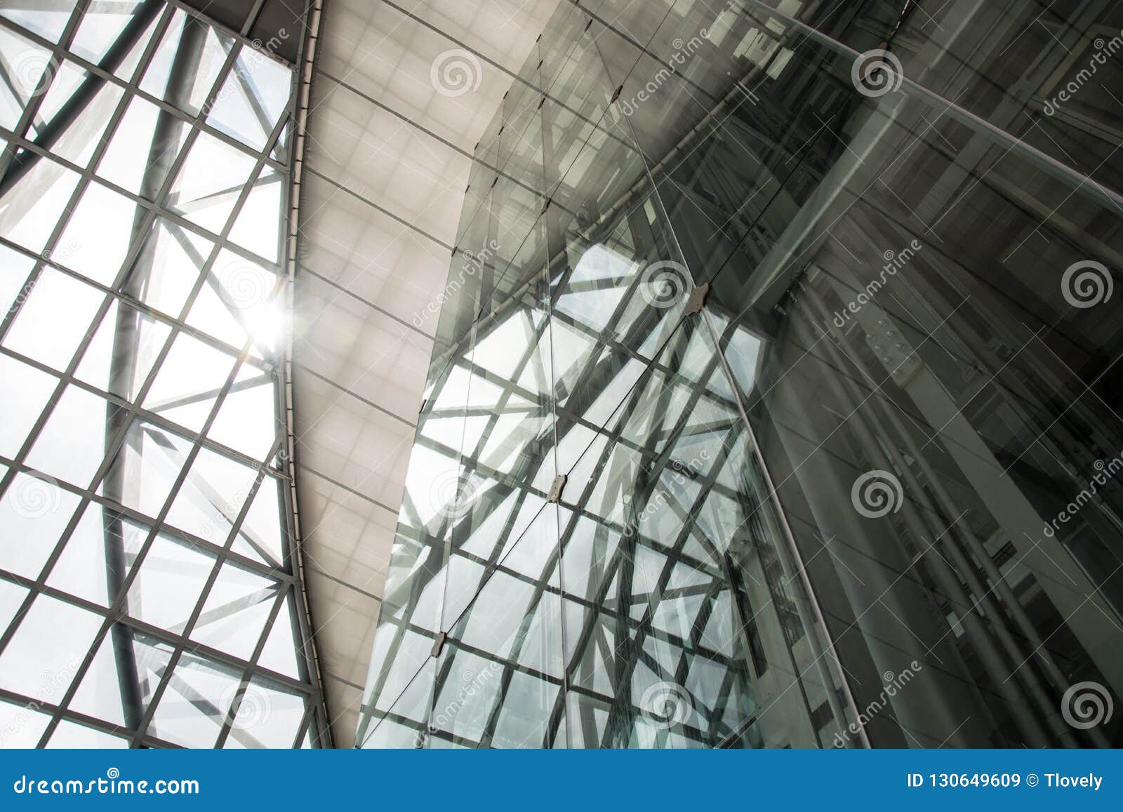 Futuristic Elevator in the Modern Building Stock Image - Image of ...