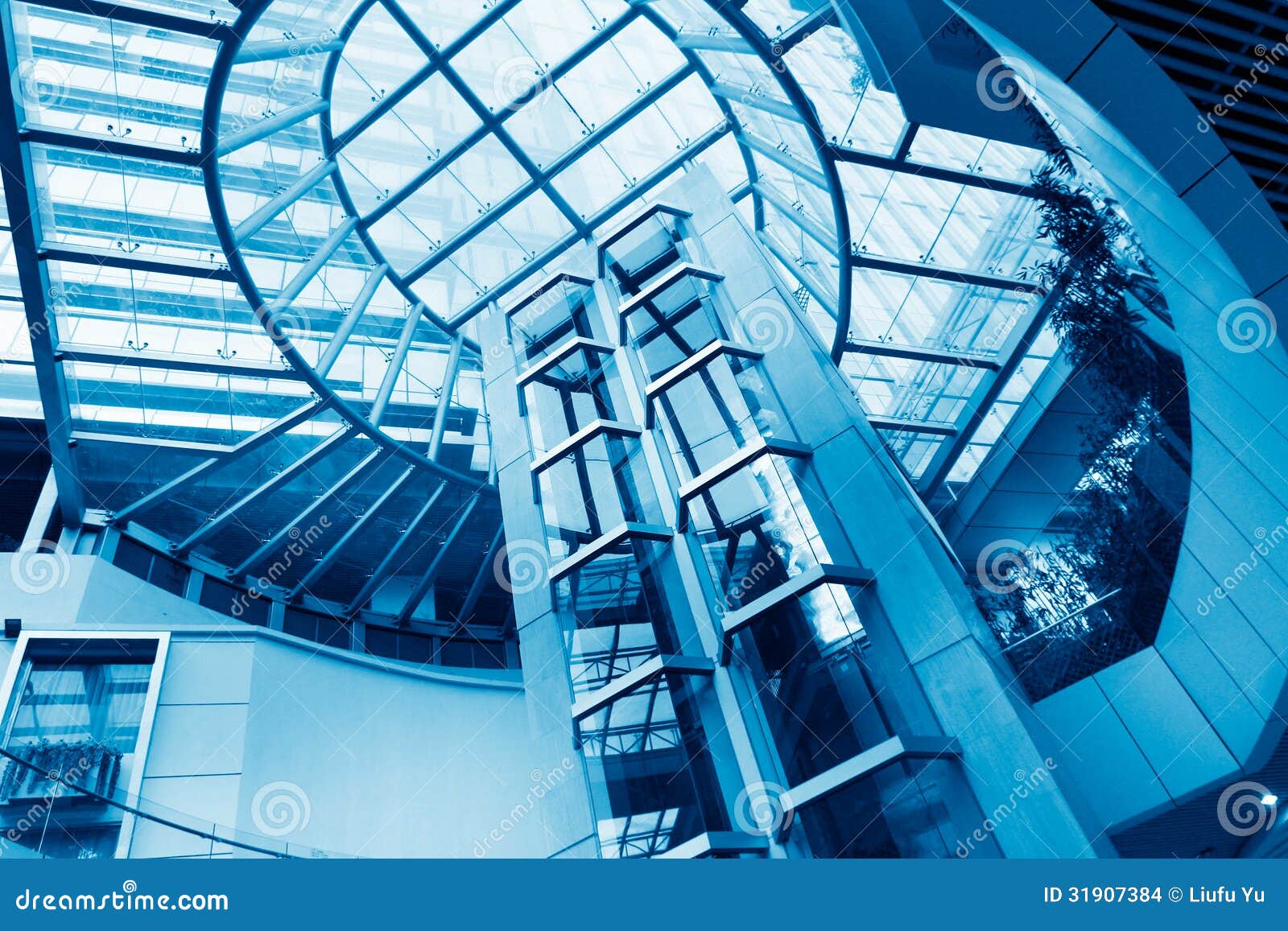 Futuristic elevator stock photo. Image of cables, airport - 31907384