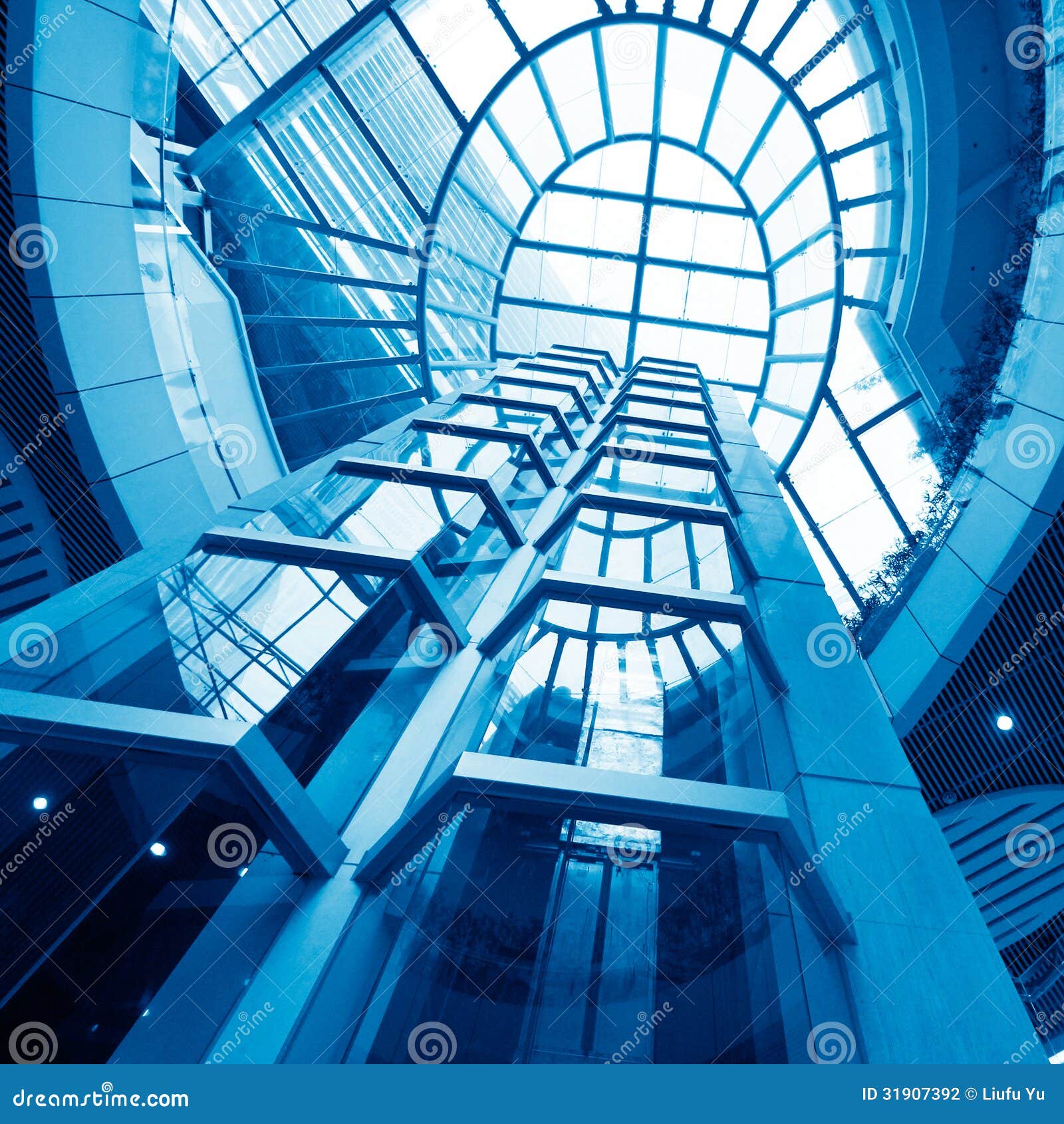 Futuristic elevator stock photo. Image of door, modern - 31907392