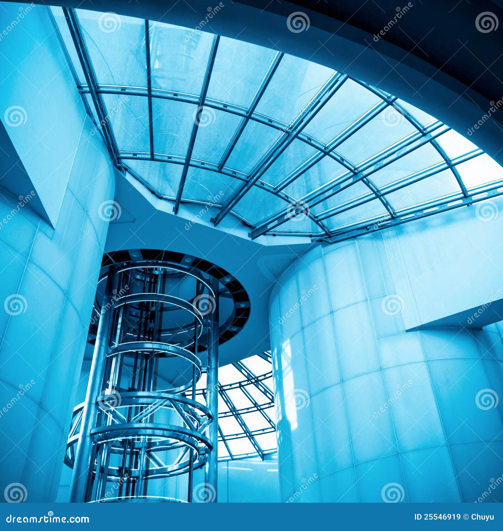 Futuristic Elevator In Modern Tower Royalty-Free Stock Photography ...