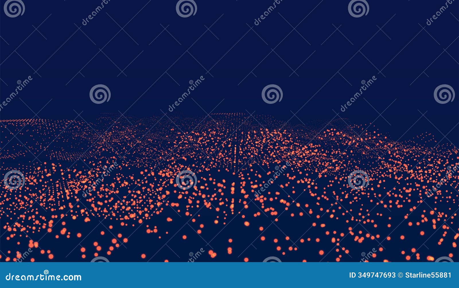 Futuristic Energy Particles Digital Visualization Background Design ...