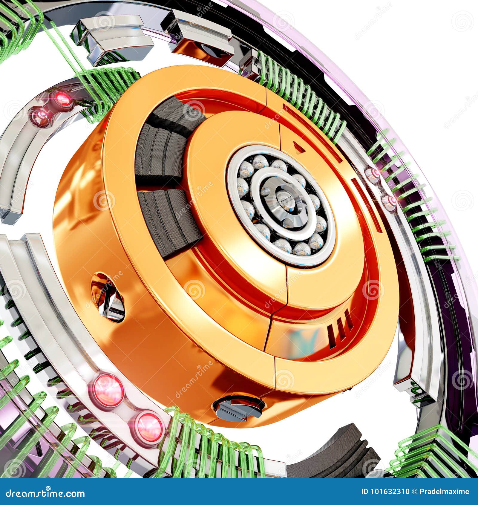 Futuristic Engine Part Stock Photography | CartoonDealer.com #101632310