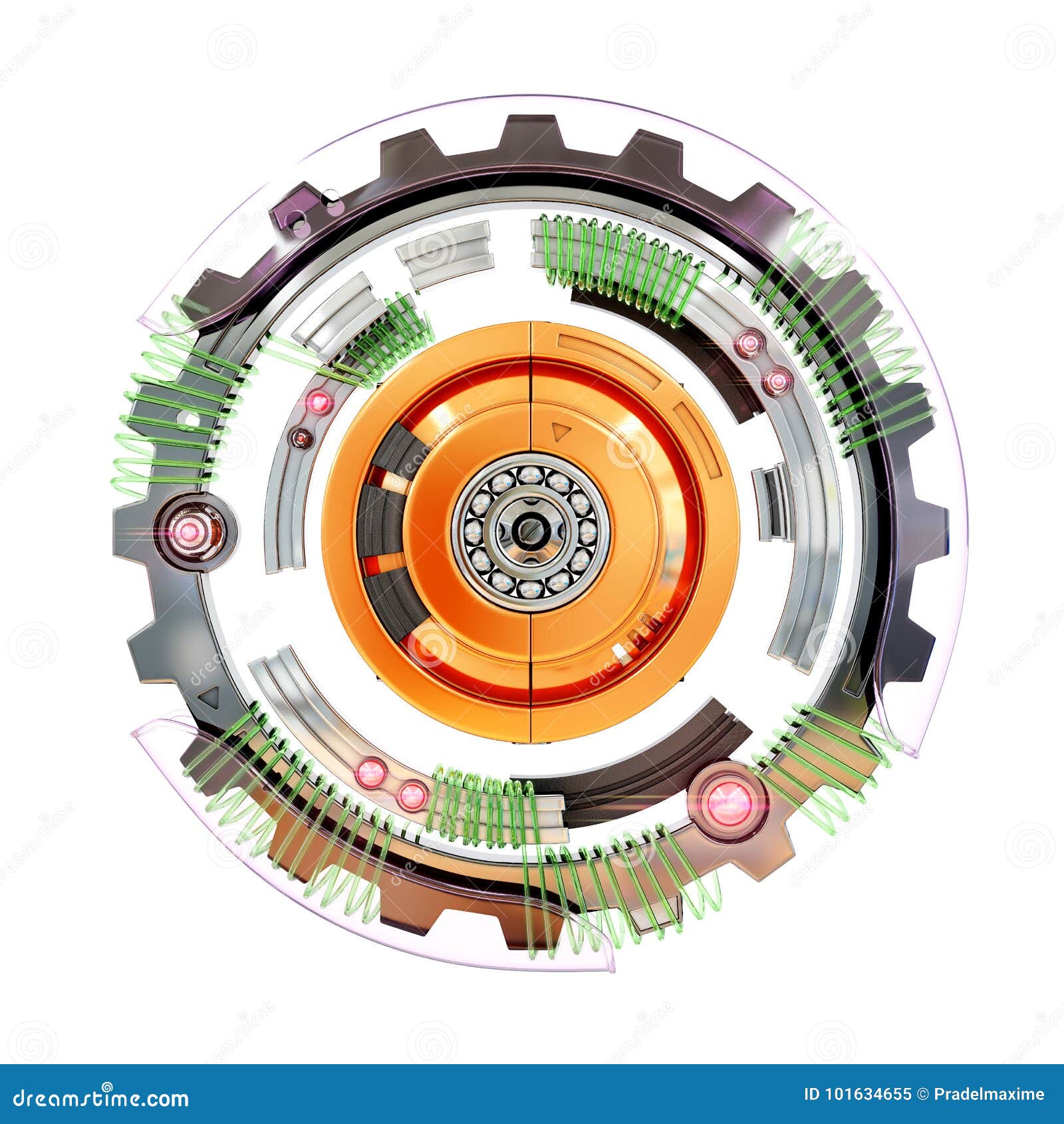 Futuristic Engine Part Stock Image | CartoonDealer.com #101634655