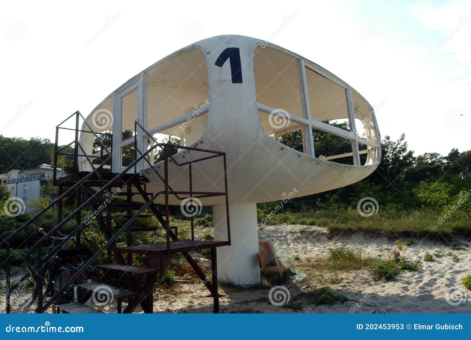 Futuristic and Experimental Building Architecture Stock Image - Image ...