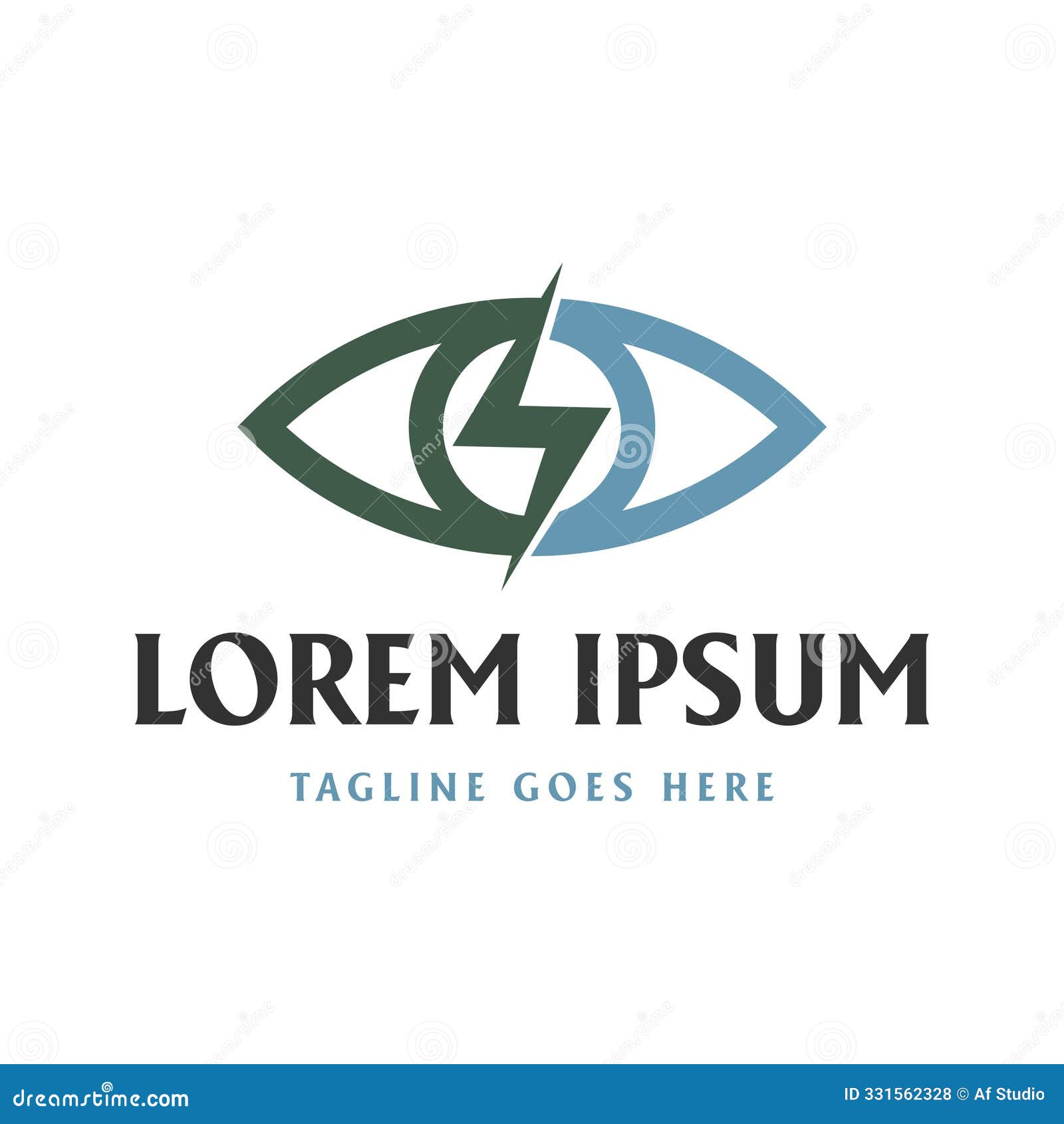 Futuristic Eye Vision Lens Optic Icon Symbol Illustration Design Stock ...