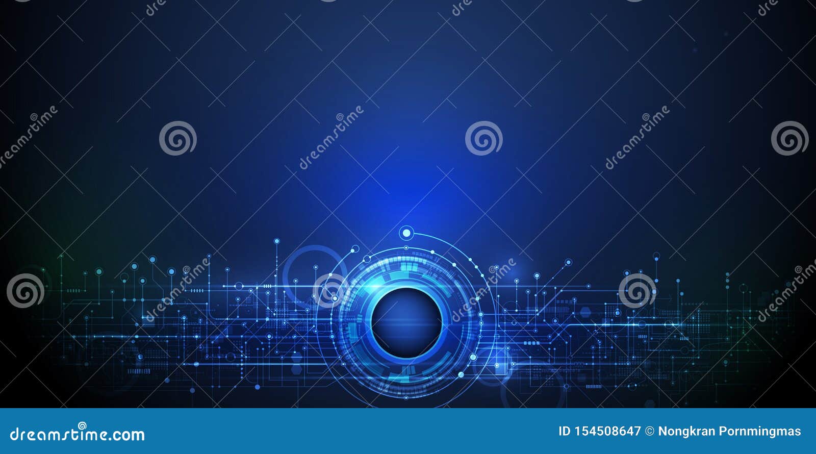 Eyeball Technology Background Cartoon Vector | CartoonDealer.com #41553083