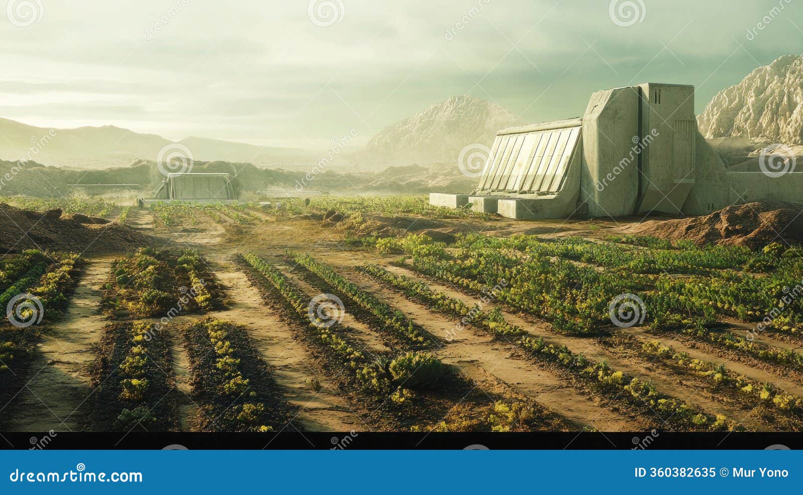 Futuristic Farm With Holographic Dairy Cows And Real Ones Optimizing ...