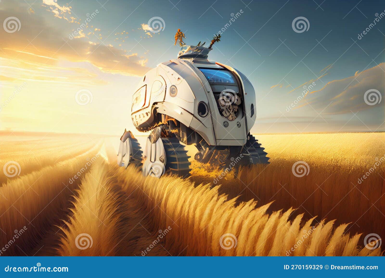 Futuristic Farming Automation, Modern Agriculture, Field Farming ... Futuristic Farming Automation, Modern Agriculture, Field Farming ...