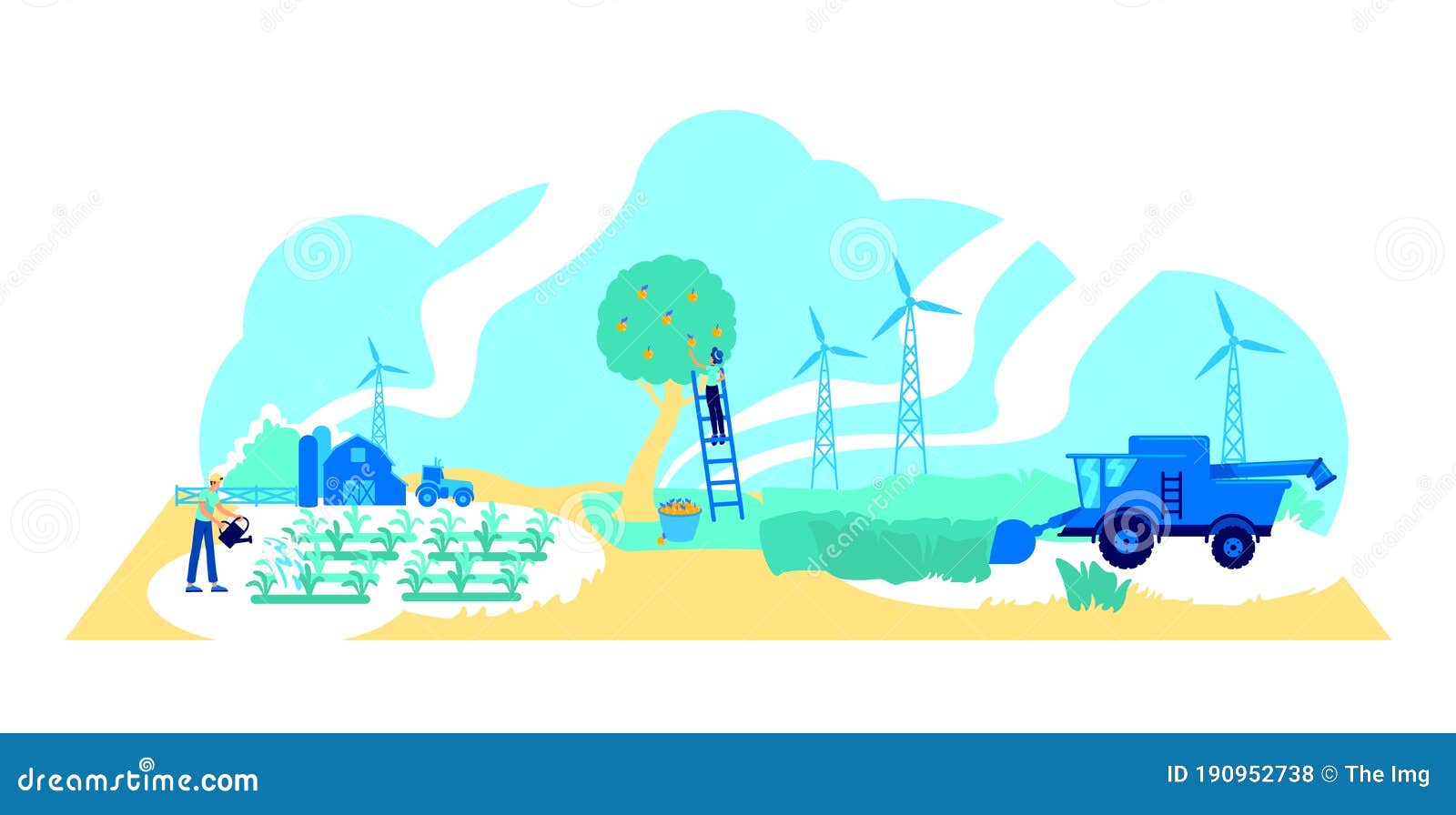Futuristic Farming Automation, Modern Agriculture, Field Farming ... Futuristic Farming Automation, Modern Agriculture, Field Farming ...