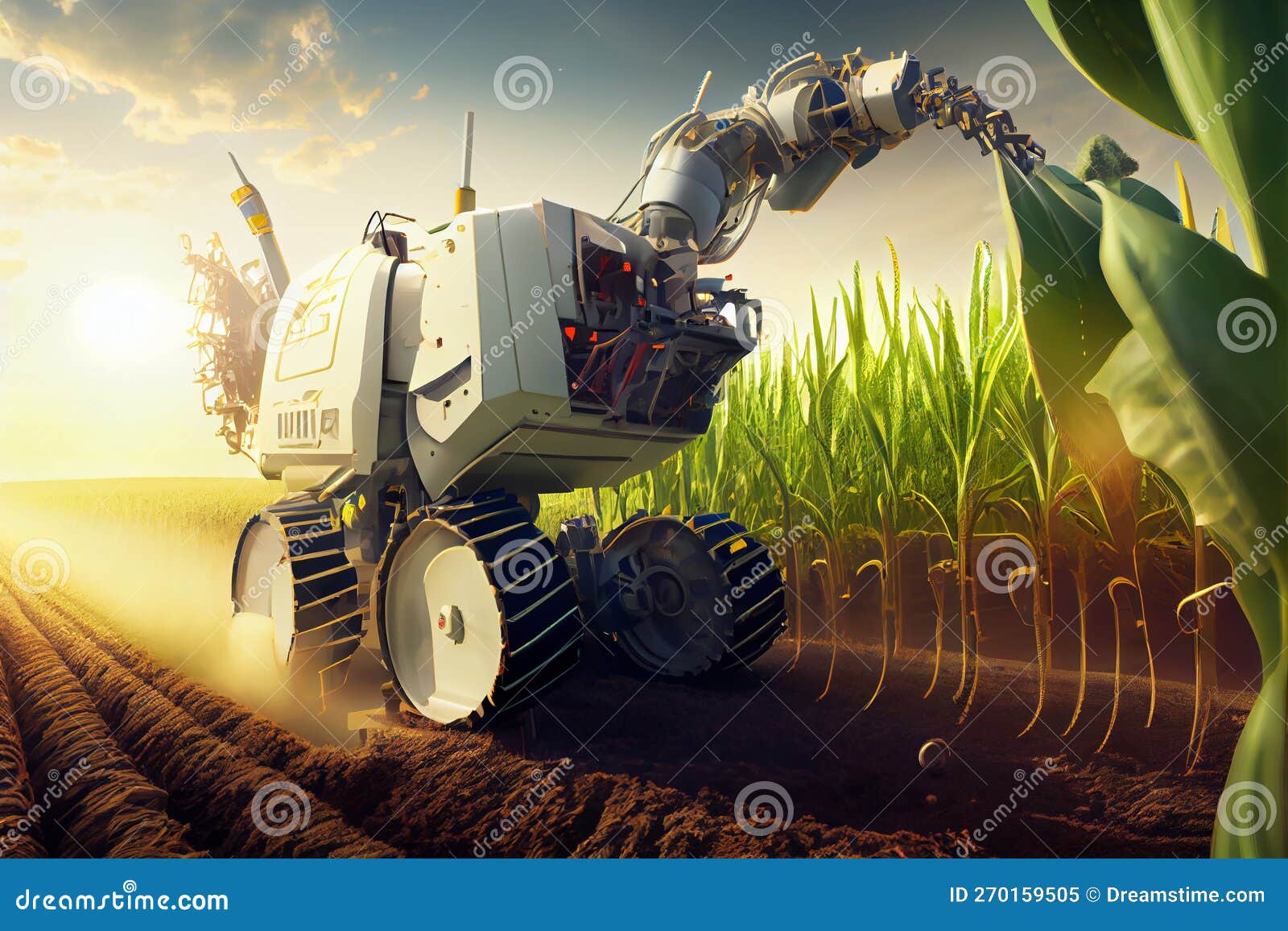 Futuristic Farming Machines, Automated and Solar Powered Robots in ... Futuristic Farming Machines, Automated and Solar Powered Robots in ...