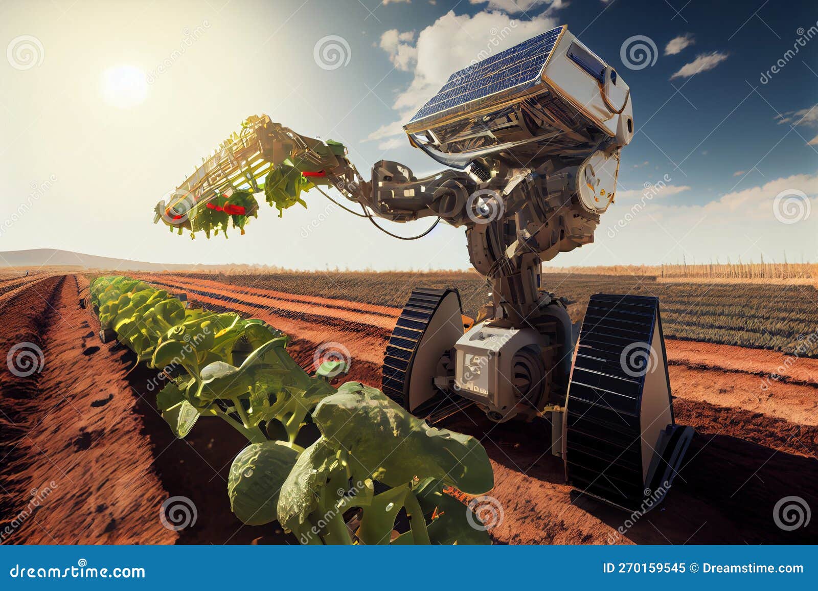 Futuristic Farming Machines, Automated and Solar Powered Robots in ... Futuristic Farming Machines, Automated and Solar Powered Robots in ...