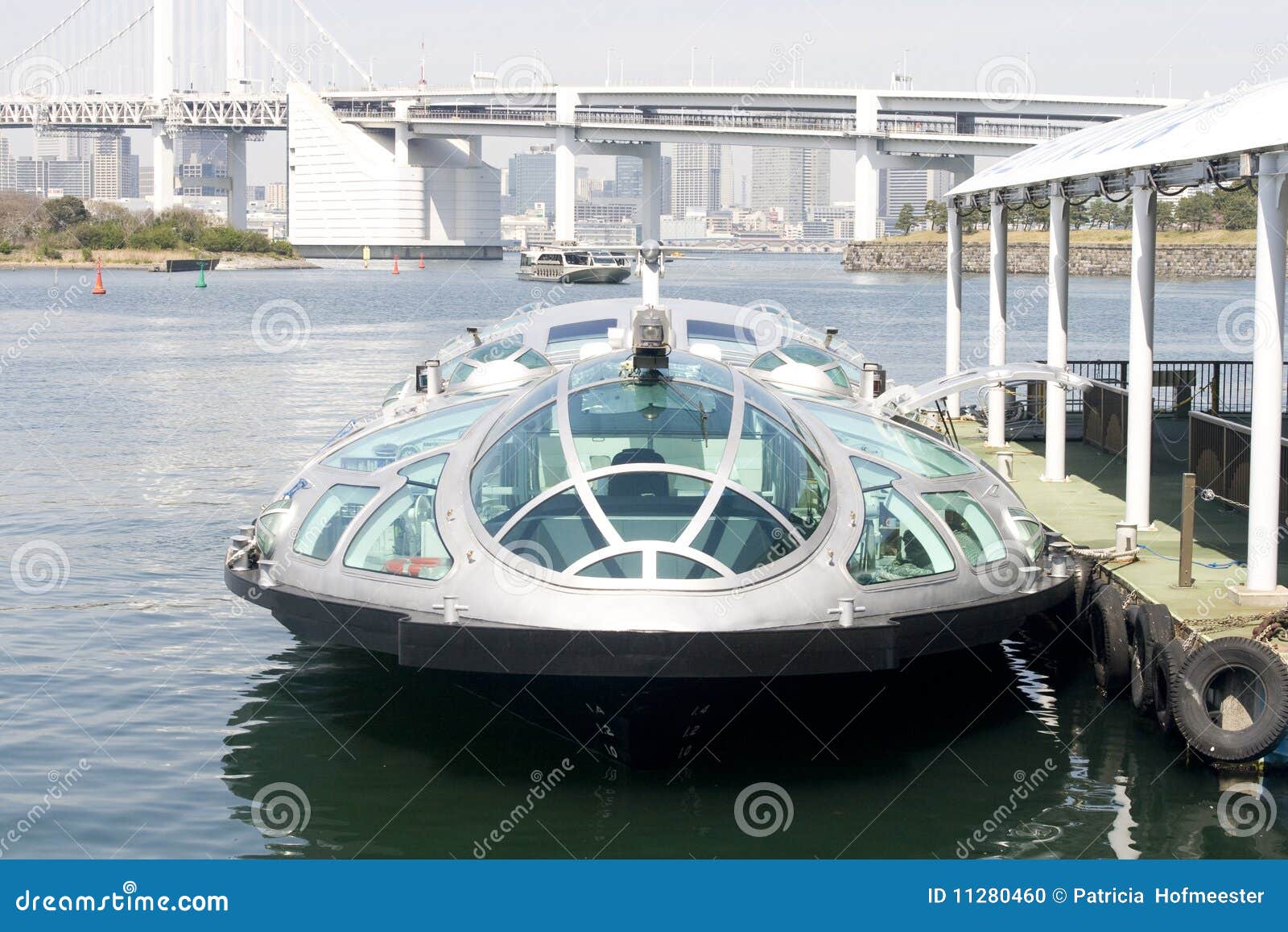Futuristic Ferry Boat in Tokyo Stock Photo - Image of ferry, skyscraper ...