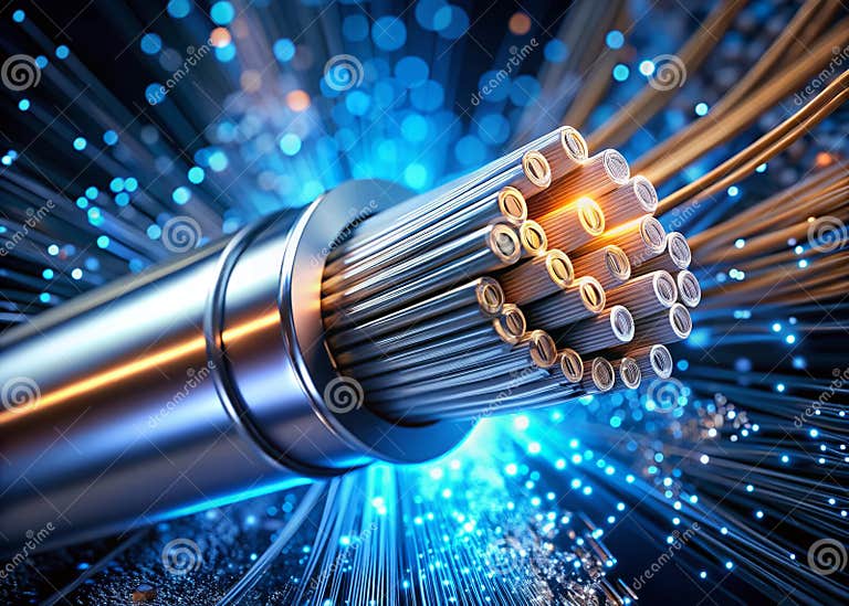 Futuristic Fiber Optic Cable a Deep Dive into the Complex Architecture ...