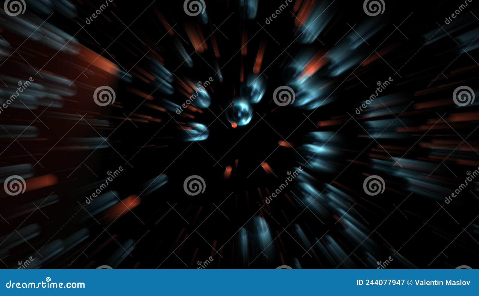 Futuristic Flight of the Dagger Rocket with Great Speed Cutting Space ...