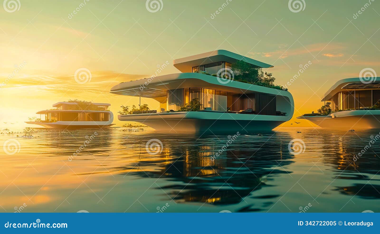 A Futuristic Floating Architecture Design Featuring Innovative ...