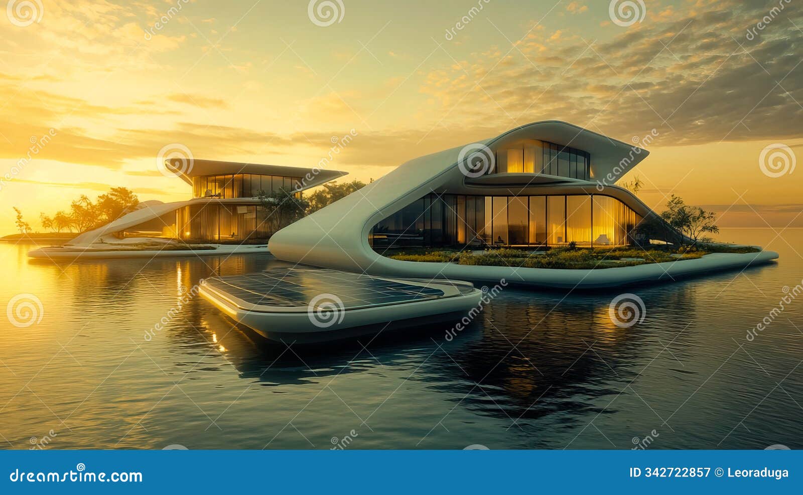 A Futuristic Floating Architecture Design Featuring Innovative ...