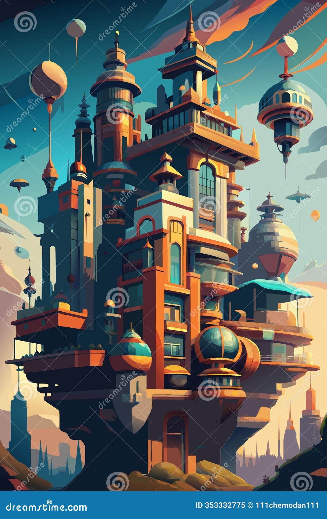 Fantasy Map Elements Illustration, Drawing, Engraving, Ink, Line Art ...