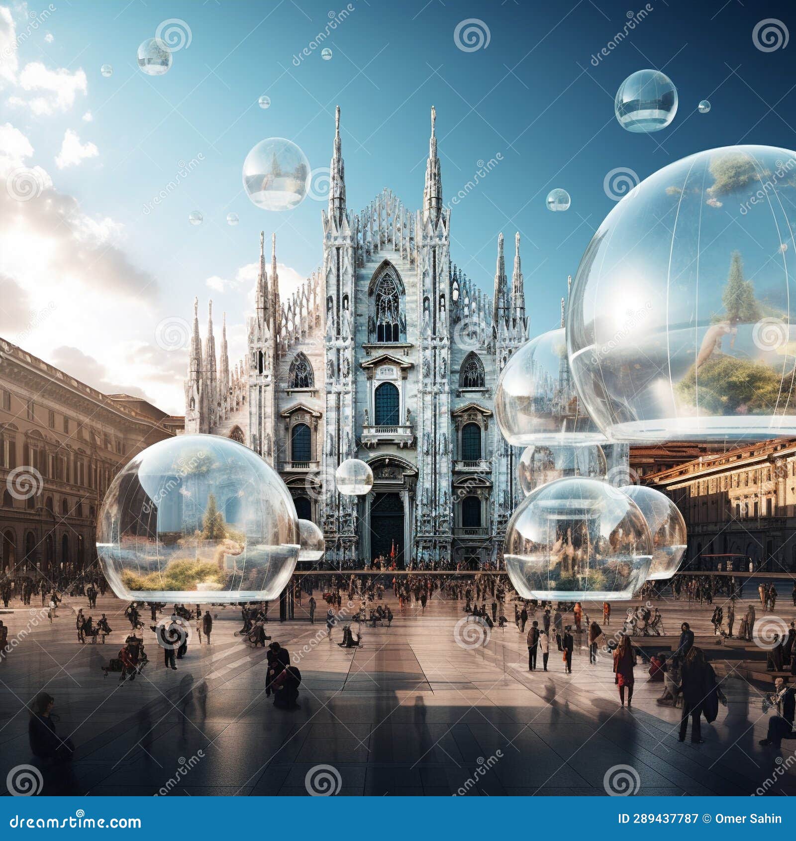 Futuristic Floating Island Residence With Marine Life Observation Deck ...