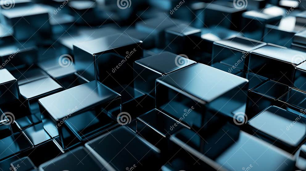 Futuristic Flow: Abstract 3D Tech Background with Copy Space ...