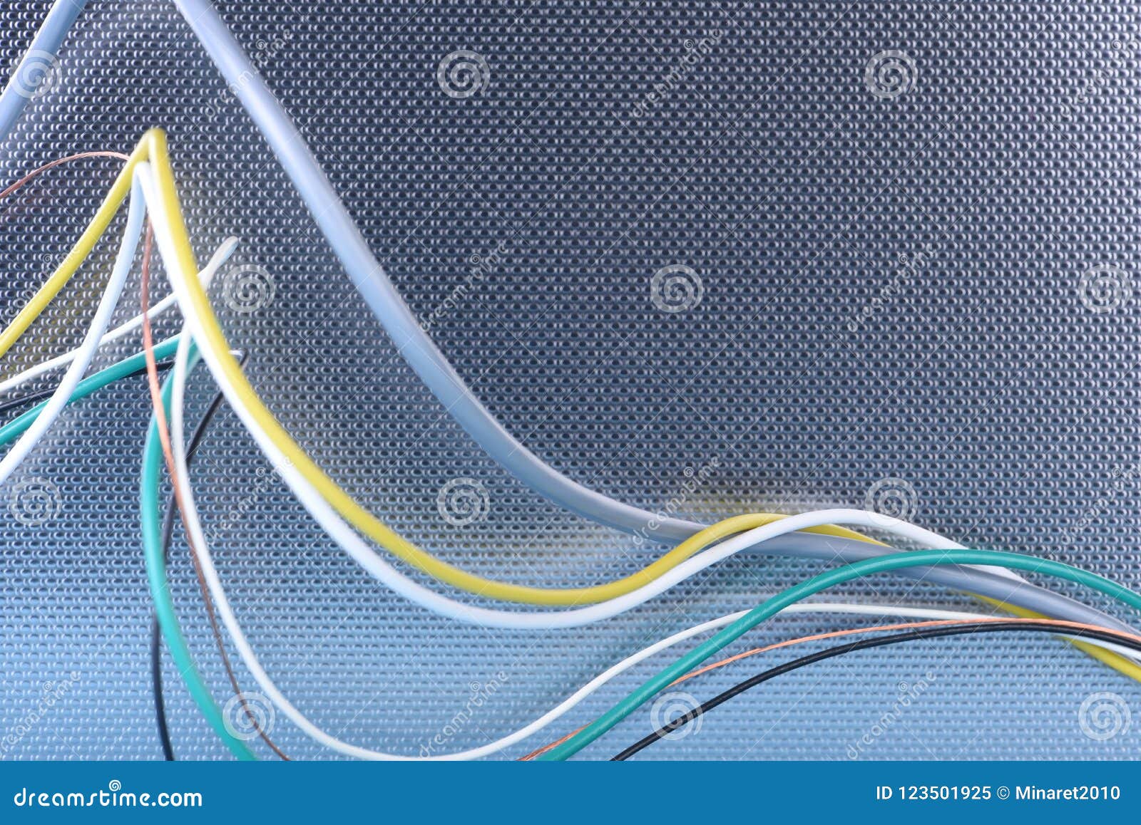 Futuristic Flow of Data, Electric Cable Stock Image - Image of cable ...