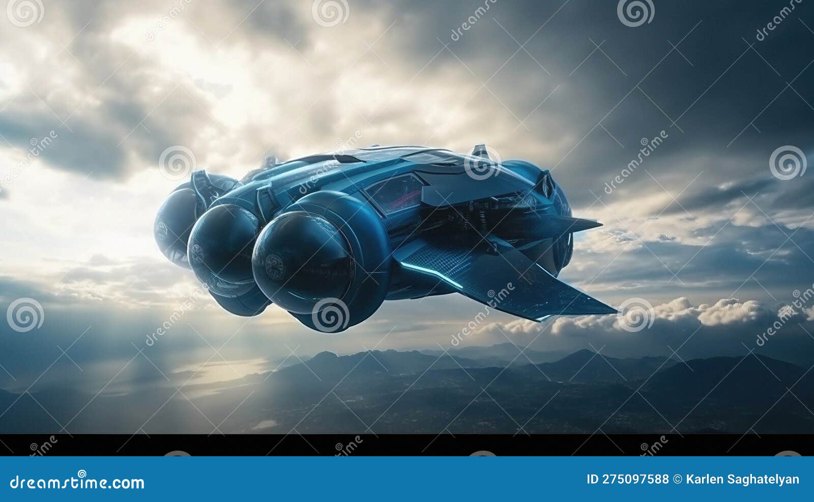 Flying Car Concept, Flying Machine, the Future of Technology ...