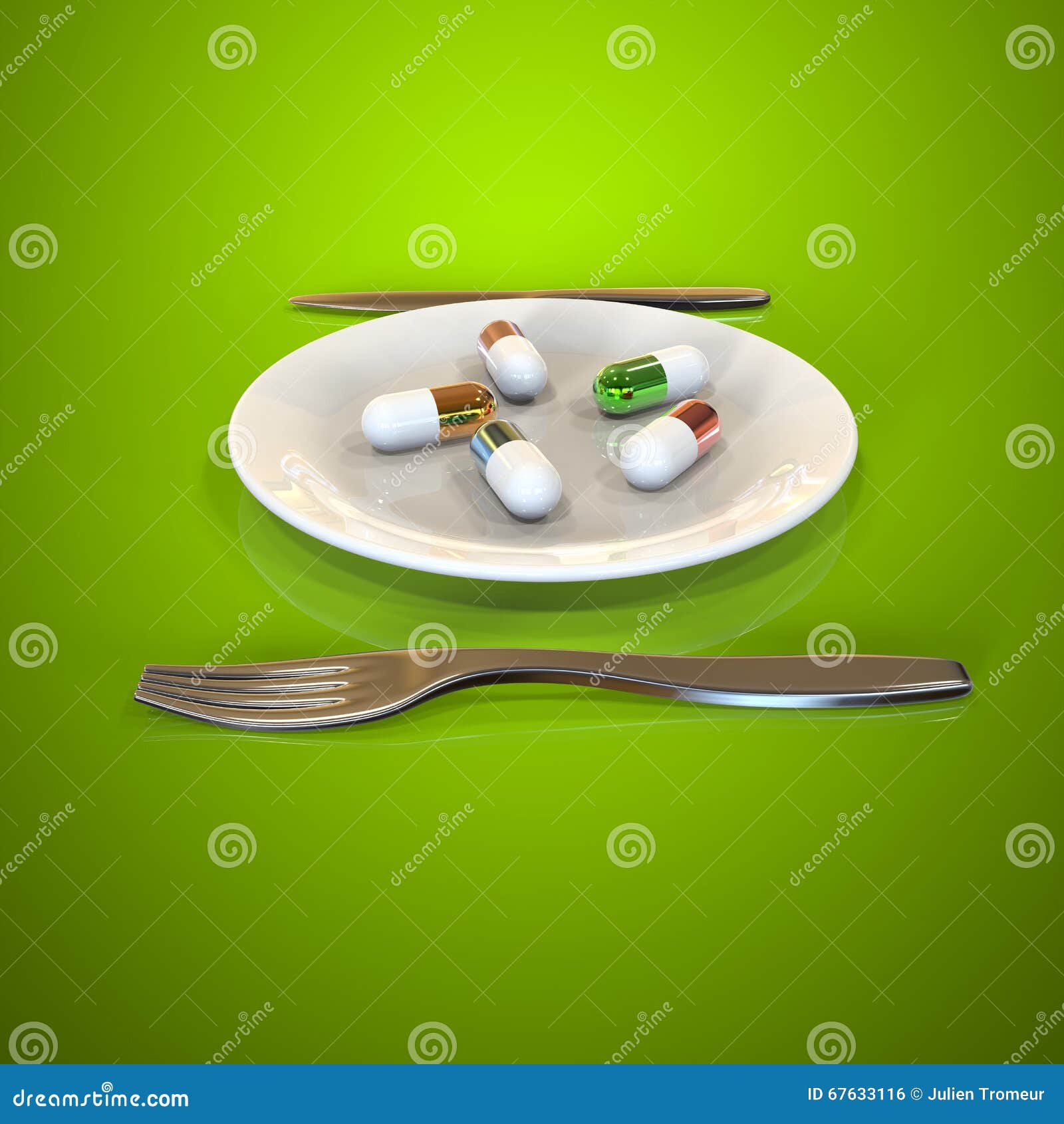 Futuristic food stock illustration. Illustration of fork - 67633116