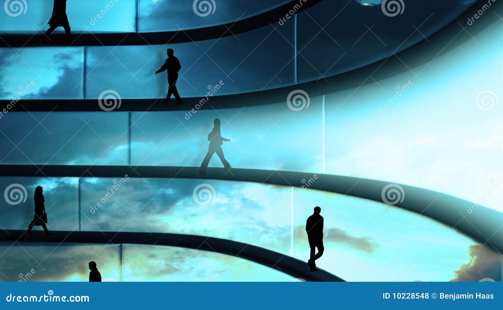 Futuristic form stock illustration. Illustration of digital - 10228548