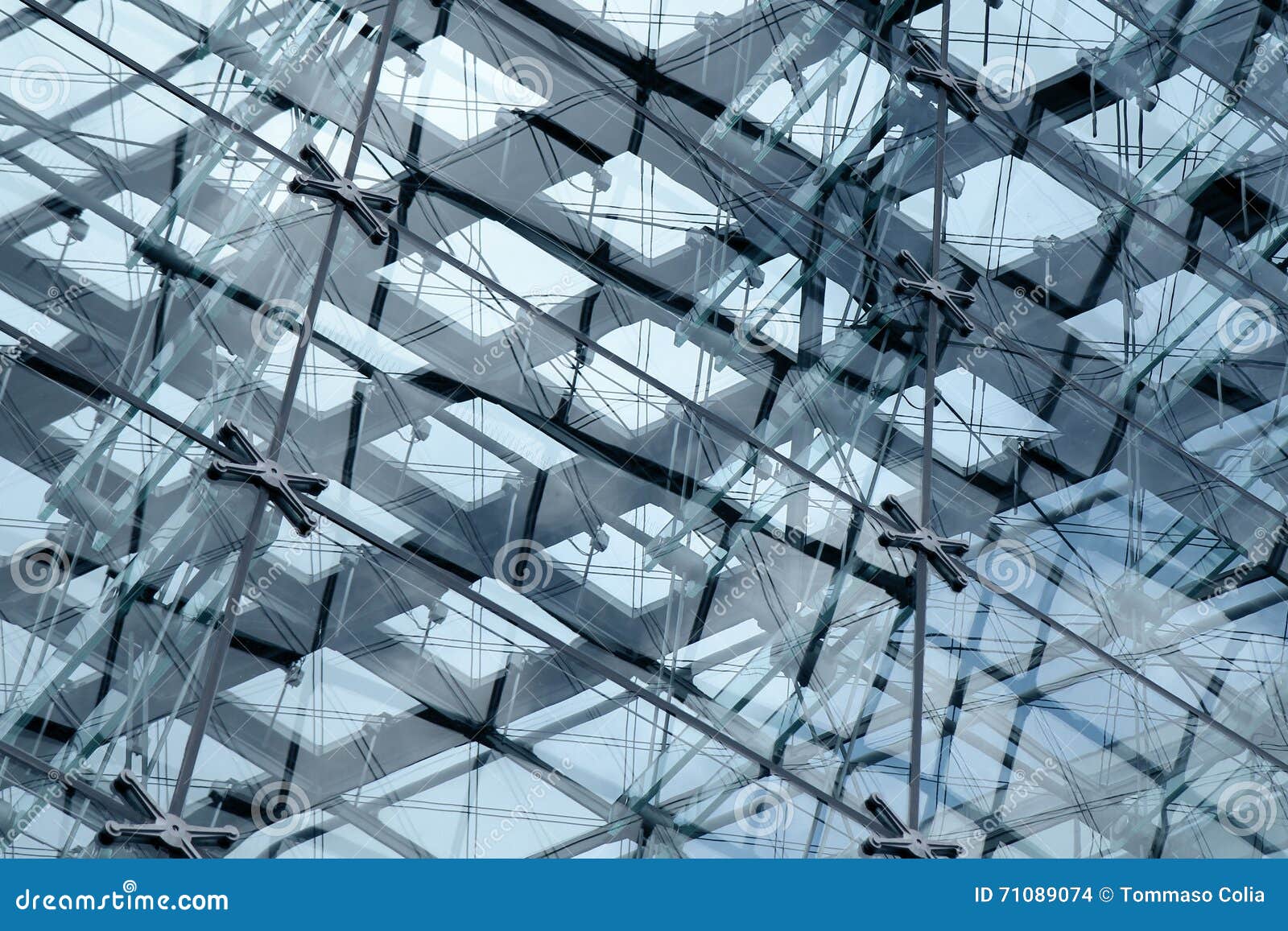 Futuristic Frame Construction Stock Photo - Image of blue, frame: 71089074