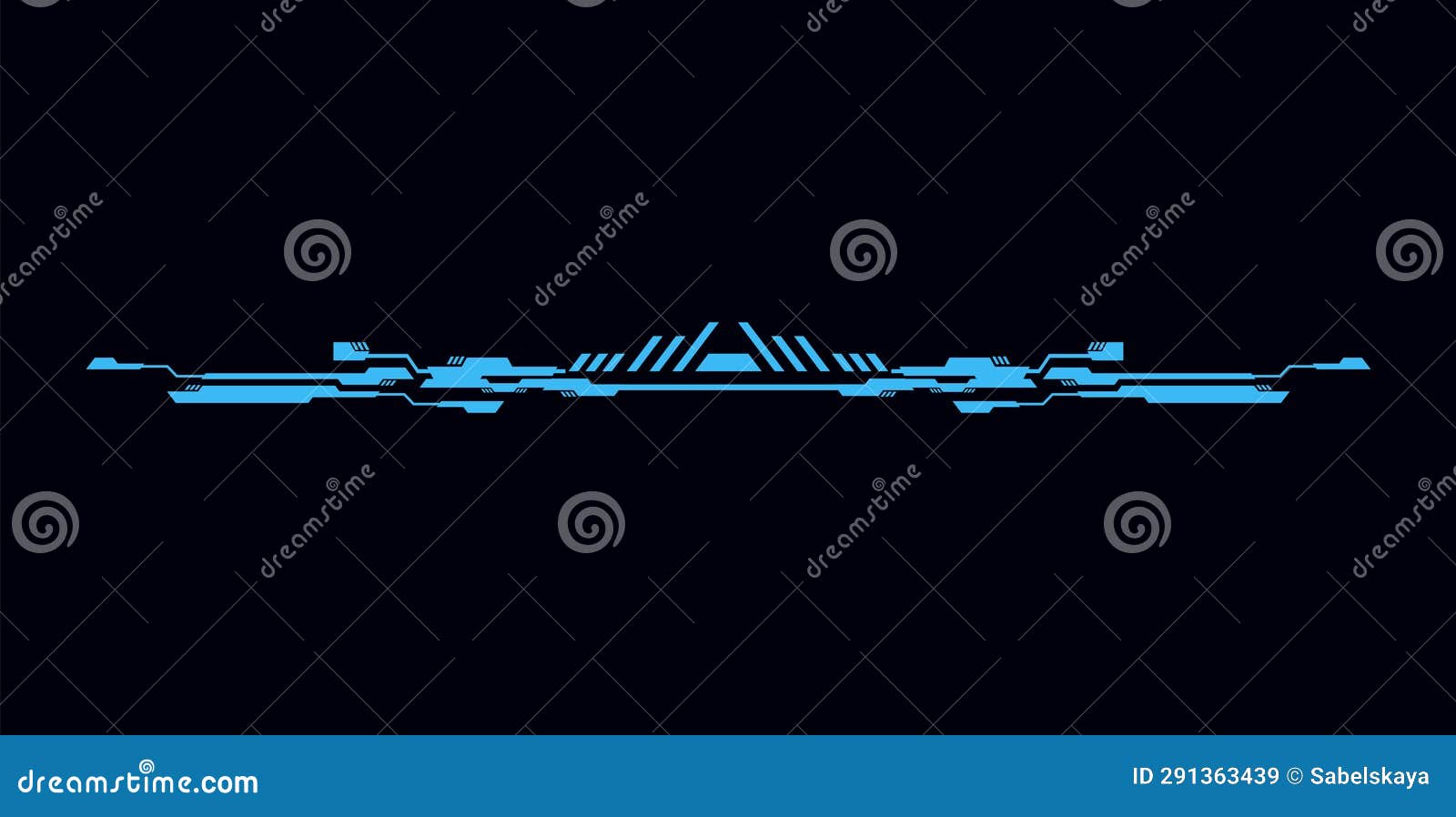 Futuristic Frame for Interface Gui Game, Vector Digital Line Border ...