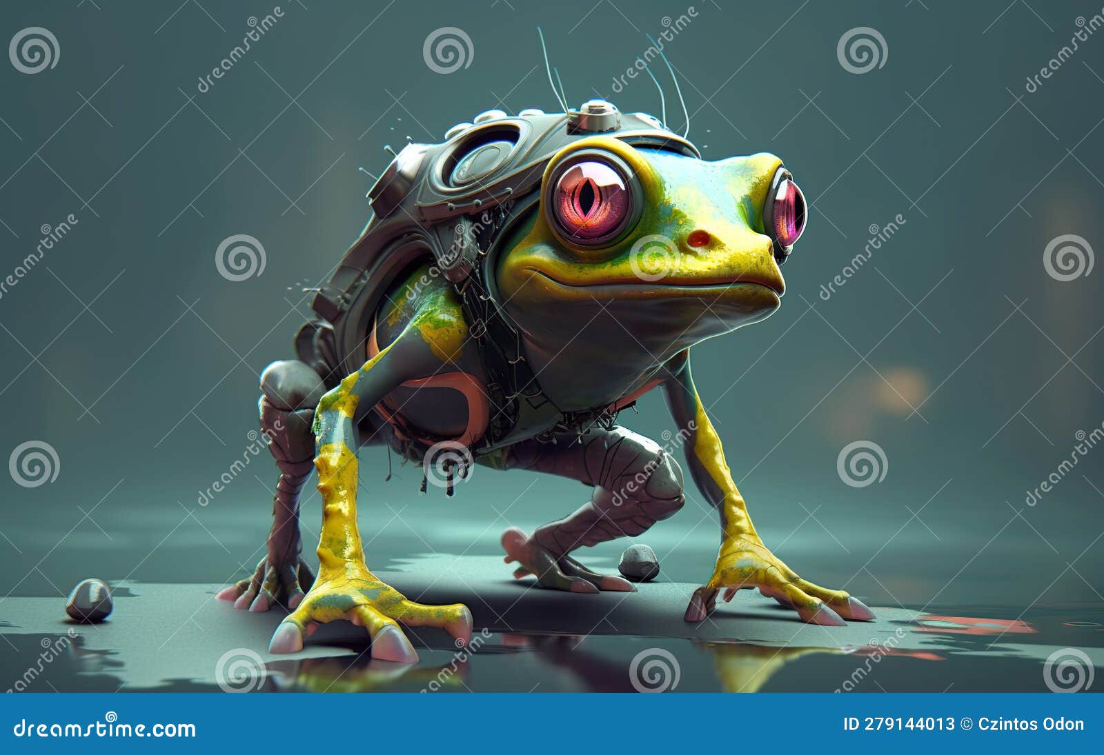 Neon Poison Dart Frog