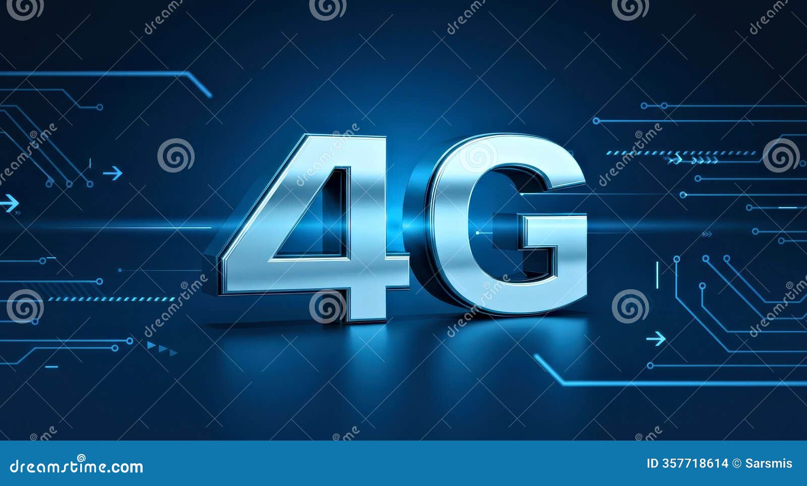 Futuristic 4G Network Technology: Digital Connectivity and Innovation ...